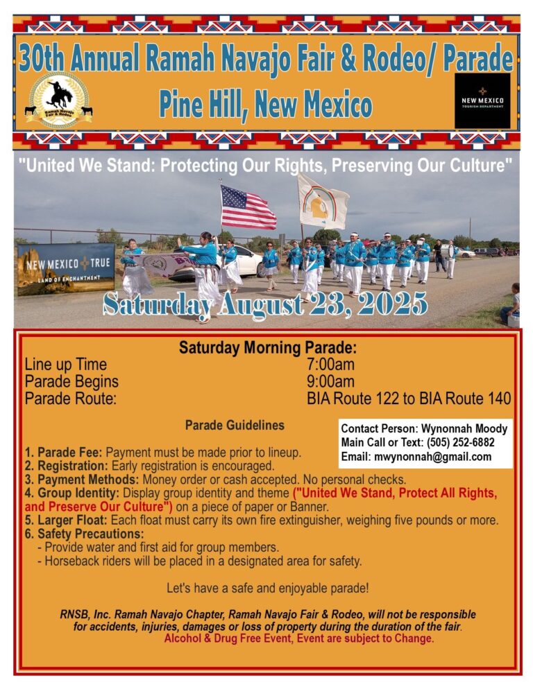 30th Annual Ramah Navajo Fair & Rodeo/Parade – Discover Navajo